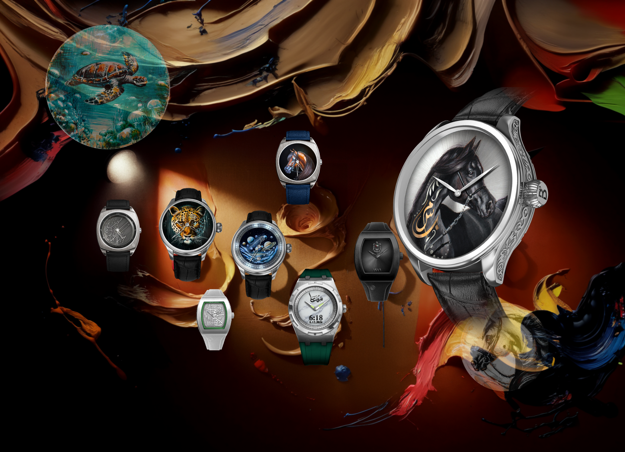 Explore B360 Watch Collections Hand-Painted luxury watches